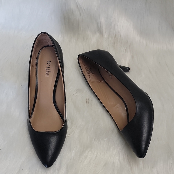 Metaphor | Shoes | Metaphor Black Faux Leather Pointed Toe Formal ...